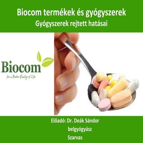 Biocom termékek és gyógyszerek | PPS