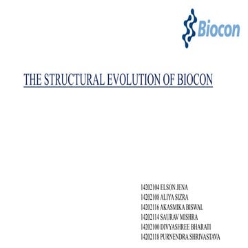 Biocon ppt 1 | PPT