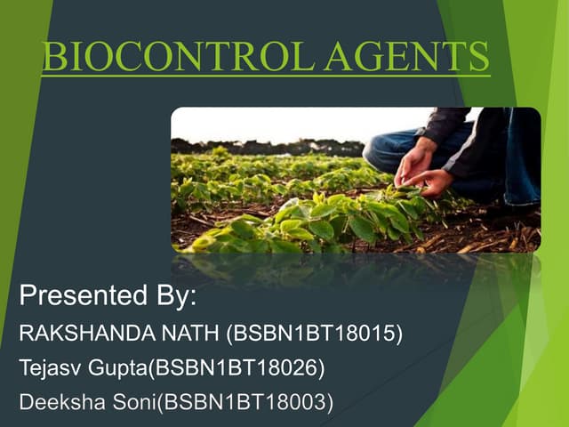 Biocontrol agents | PPTX