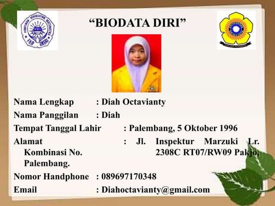 Biodata maulidya | PPTX