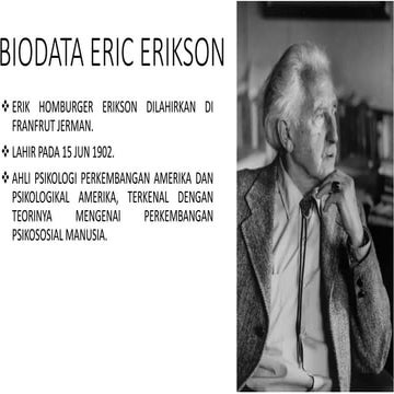 Biodata eric erikson | PPTX