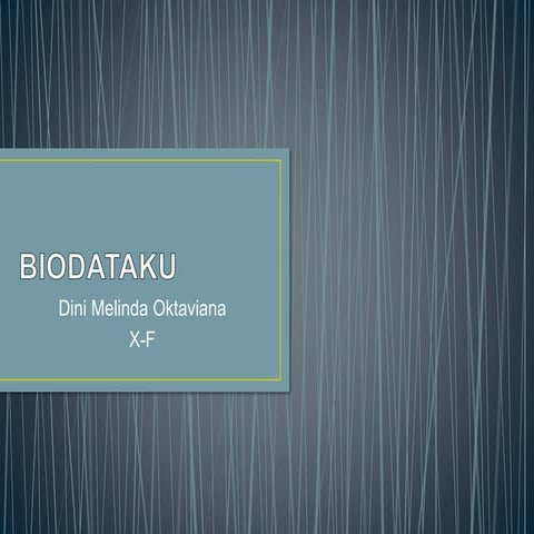 Biodataku | PPT