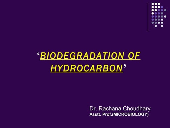 Biodegradation | PPT