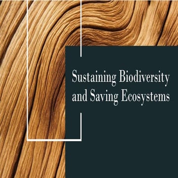 Biodiversity and Ecosystem presentation pdf | PDF