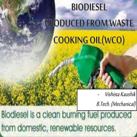 biodiesel from WCO | PPTX | Gasoline Prices | Economy
