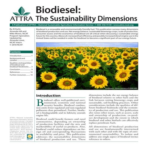 Biodiesel production from canola in western australia | PDF