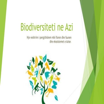 Biodiversiteti ne Azi | PPTX