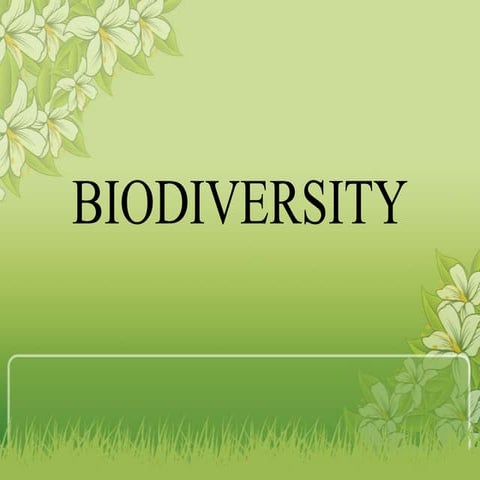 Biodiversity | PPTX