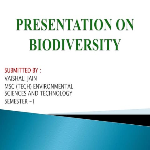 Biodiversity | PPTX | Geography | Science