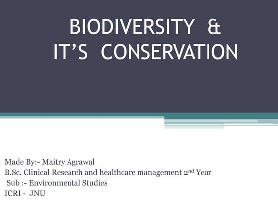 Biodiversity (2) | PPTX