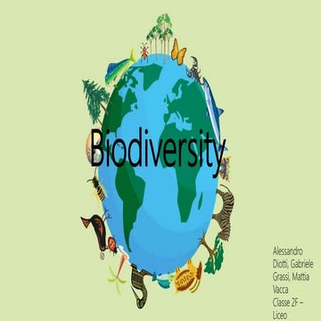 Biodiversity | PPT