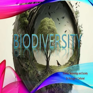 Biodiversity.pptx for scuence technology and society | PPTX