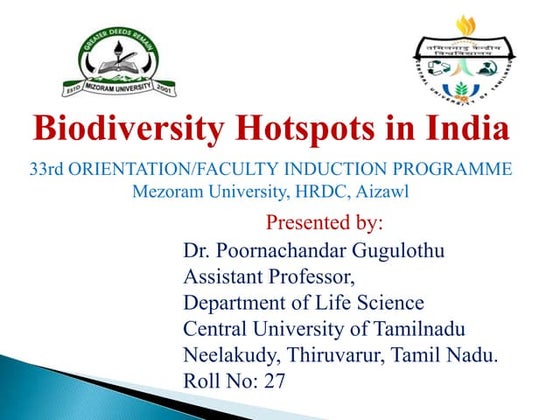 Endemic Species Final For Oral Presentation Pdf