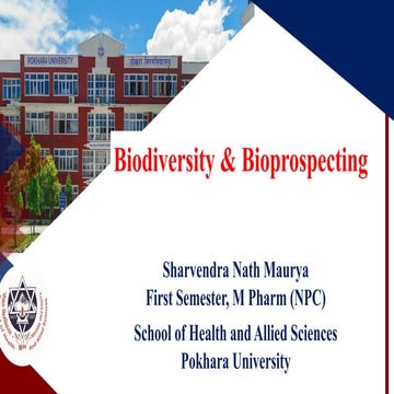 Bioprospecting | PPTX