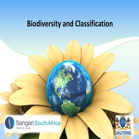 Biodiversity and classification | PPTX