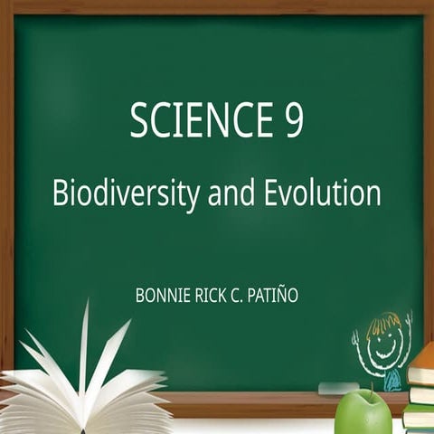 biodiversity and evolution of Grade 9 .pptx