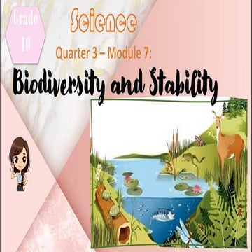 BIODIVERSITY powerpoint report for science | PPT