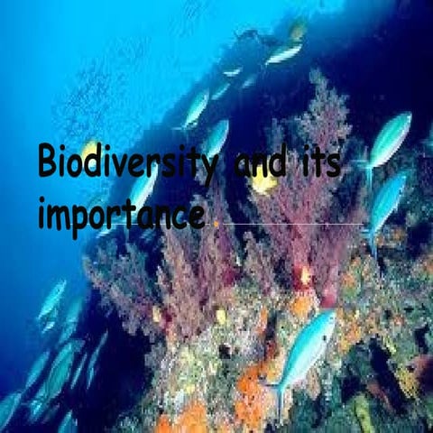 Biodiversity basics | PPT