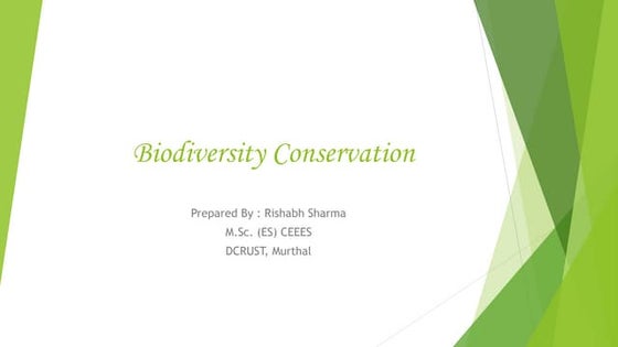 PPT OF BIODIVERSITY | PPT | Geography | Science