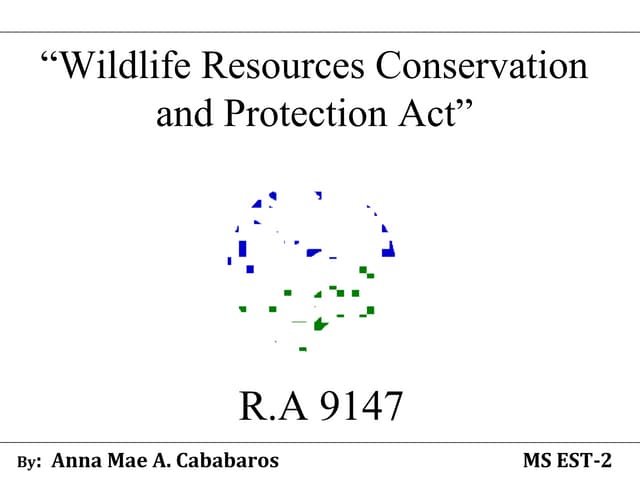 Ra 9729 Climate Change Act of 2009 | PPT