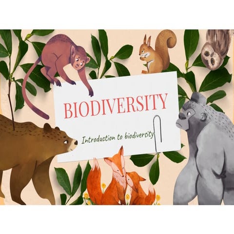 Biodiversity loss | PPTX