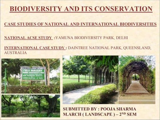 Biodiversity and its conservation | PPT