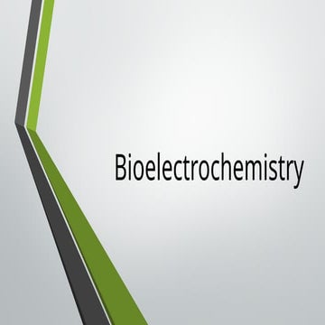 Bioelectrochemistry BioSensor Application | PPTX