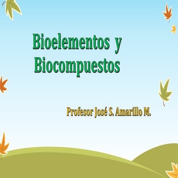 Bioelemntos y biocompuestos. | PPTX