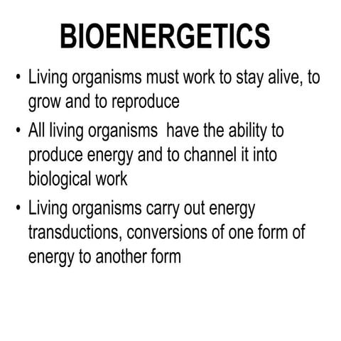 BIOENERGETICS AND THERMODYNAMICS, Actual free energy change | PPT