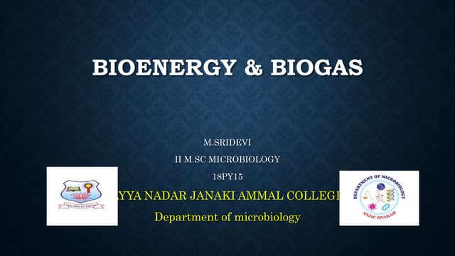 Biomass Generation And Utilization Pptx