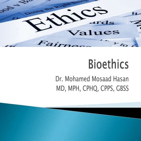 Lecture 3 ethics and bioethics