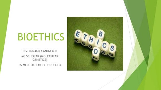 Bioethics | PPT