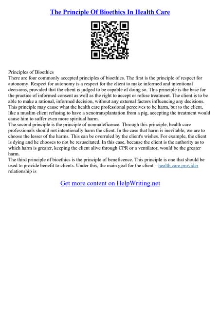 Bioethics | PPTX | Reproductive Health | Diseases and Conditions