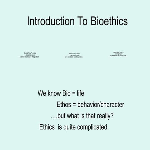 Comprehensive Introduction to Bioethics: Principles, Cases, and Ethical ...