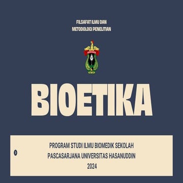 Bioetik Kelompok 2 Biomedik Unhas 2024 Pdf