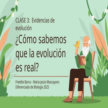 Bio_ evidencias de evolución C3.pptx es una presentación sobre ...