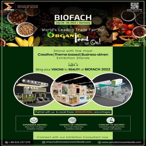 BIOFACH 2022 Is The World´s Leading Trade Fair for Organic Food | PDF