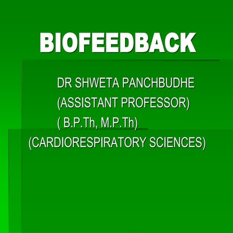 Biofeedback | PPT