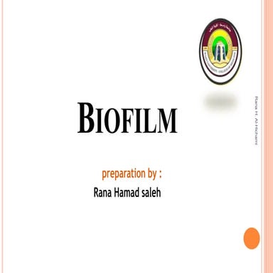 Biofilm | PPTX