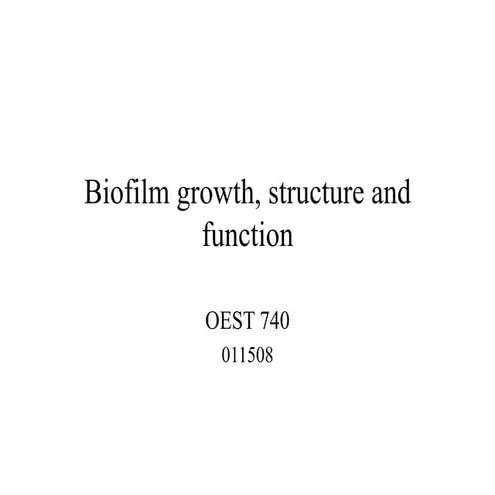 Microbial biofilm | PPTX