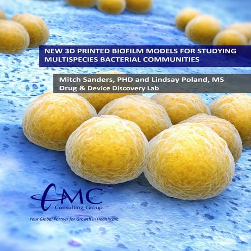 New 3d printed biofilm models for studying multispecies bacterial ...