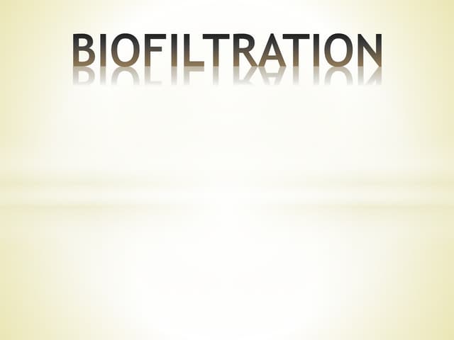 Trickling Filter, Wastewater Treatment method | PDF