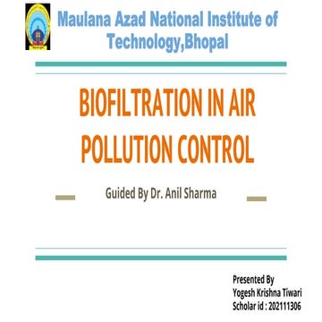 Biofiltration | PPTX