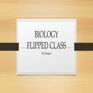 Biology summarised flipped class - IGCSE | PPTX