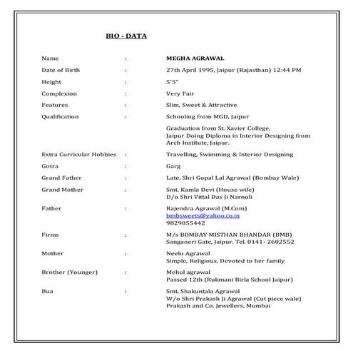 CURRUCULUM VITAE(Mohit Mathur) | DOC