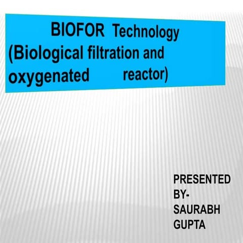 BIOFOR Technology SAURABH GUPTA | PPTX | Biotech and Biomedical ...