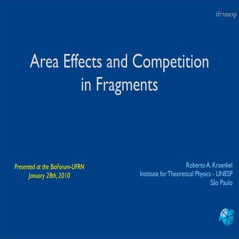 Area Effects and Competition in Fragments | PPT