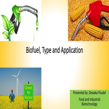 Biofuels Complete ppt | PPTX