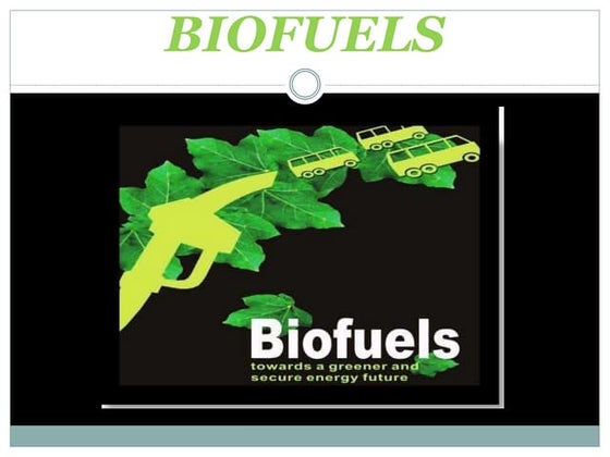 Biofuels, production and types | PDF