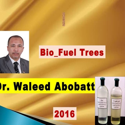 Bio fuel trees | PPT